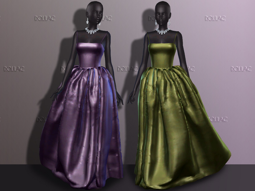 The Sims Resource - Spaghetti Strap Dress DO220