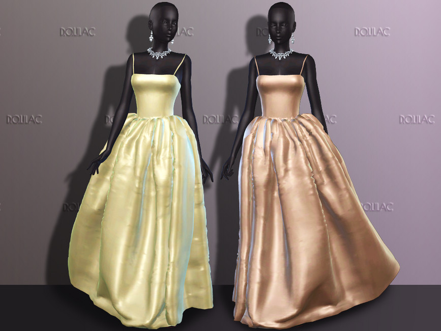 The Sims Resource - Spaghetti Strap Dress DO220