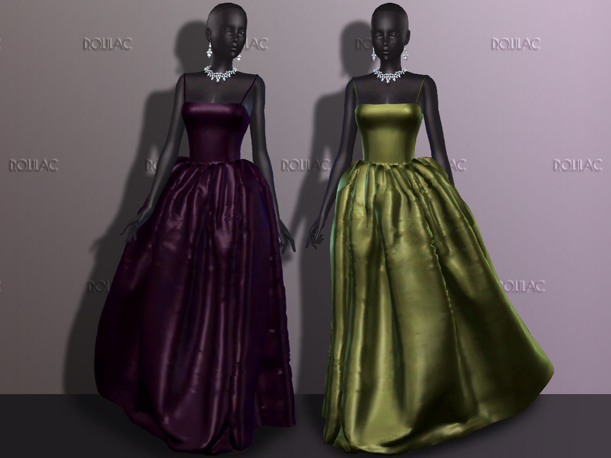 The Sims Resource - Spaghetti Strap Dress DO220