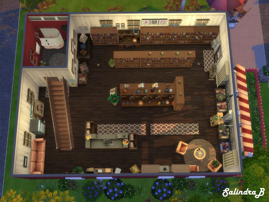 The Sims Resource - The Old Bookstore - NoCC