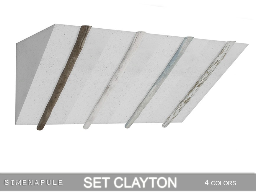 The Sims Resource - Set Clayton - Sloping Ceiling