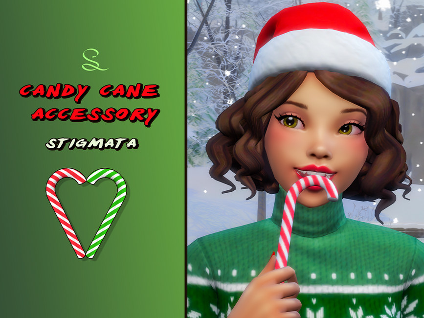 The Sims Resource - Candy Cane Accessory