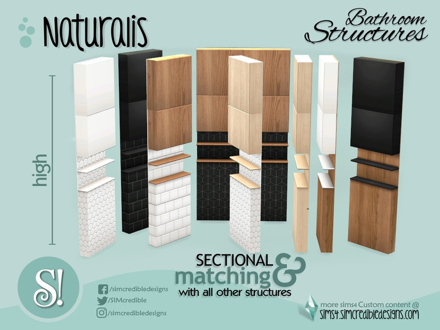 The Sims Resource - Naturalis Structure cabinet tall