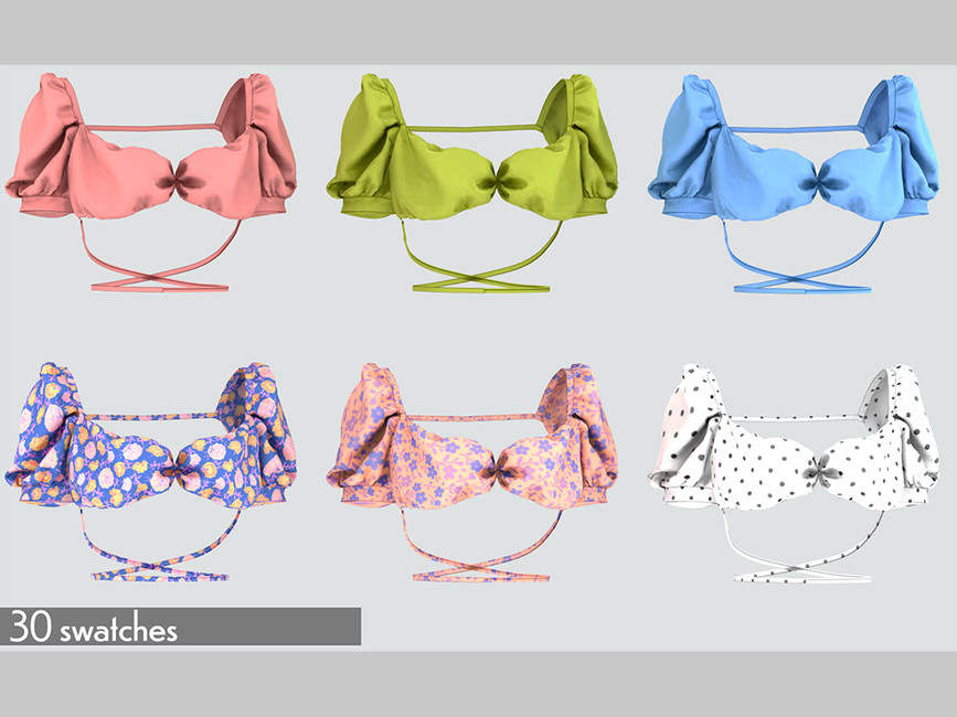 The Sims Resource - Cindey Ruffle top (patreon )