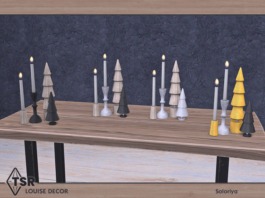 The Sims Resource - Louise Decor. Functional Candles, v1