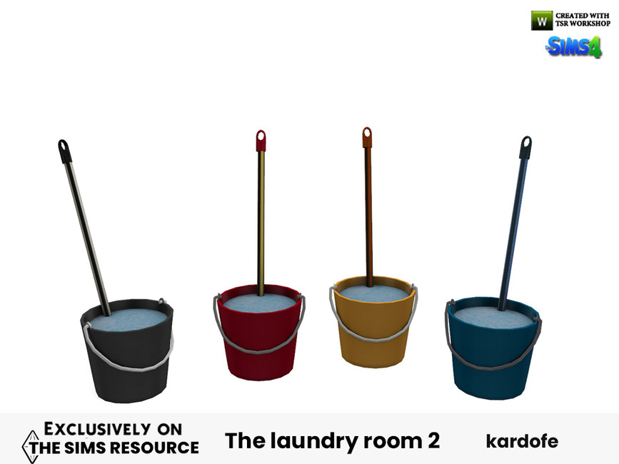 The Sims Resource - The laundry room_Water bucket