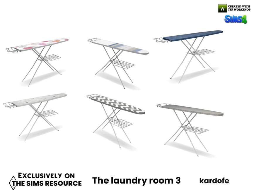 The Sims Resource - The laundry room_Ironing board