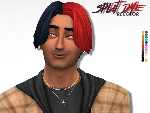The Sims Resource | split dye recolor