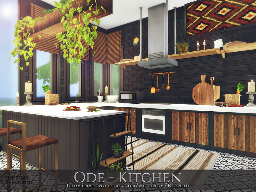 The Sims Resource - Ode - Kitchen - TSR CC Only