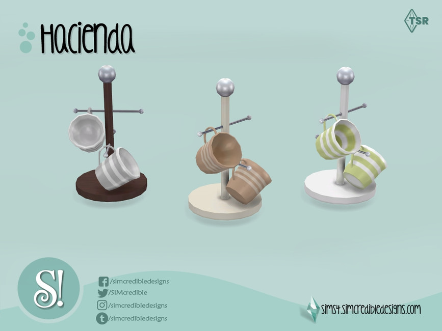 The Sims Resource - Hacienda Add-ons Mug rack