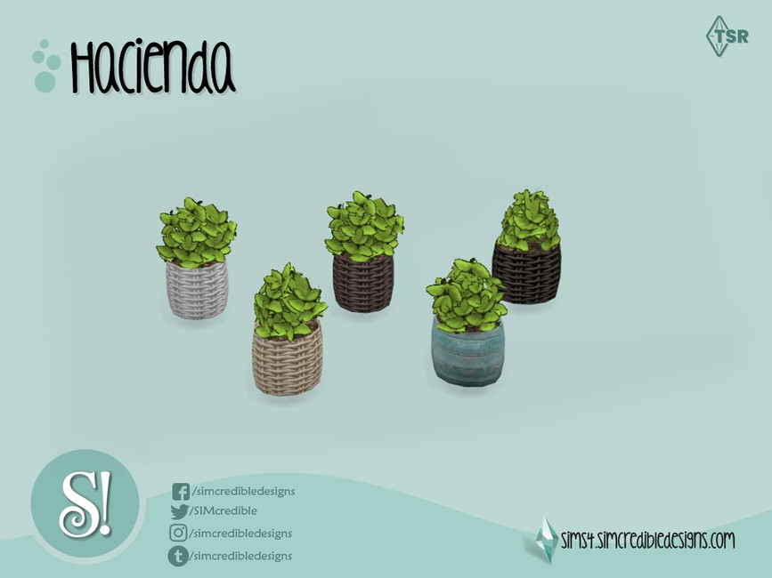 The Sims Resource - Hacienda Add-ons herbs