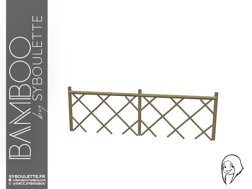 The Sims Resource - Bamboo - Small fence