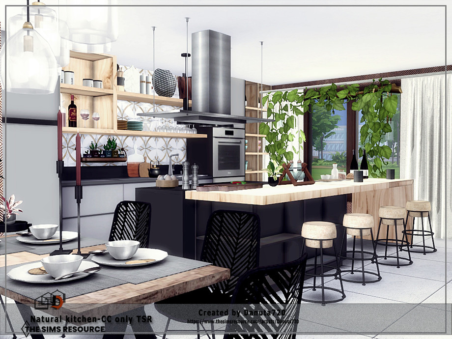 The Sims Resource | Natural kitchen-CC only TSR