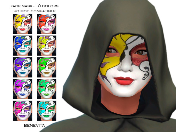The Sims Resource | Face Mask No1 [HQ]