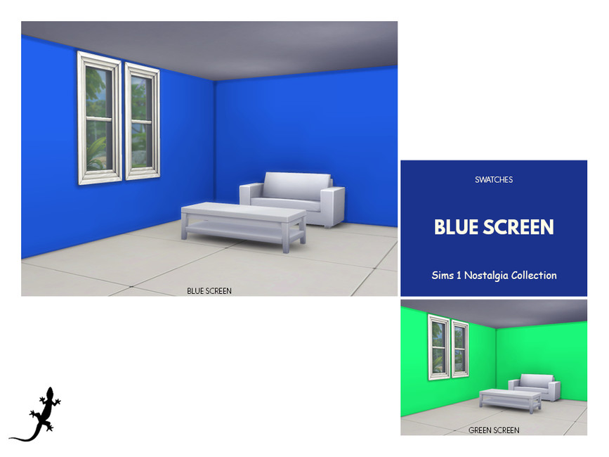 The Sims Resource - Blue Screen - Sims 1 Nostalgia Collection by cgLizard