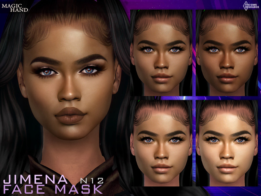 The Sims Resource - Jimena Face Mask N12