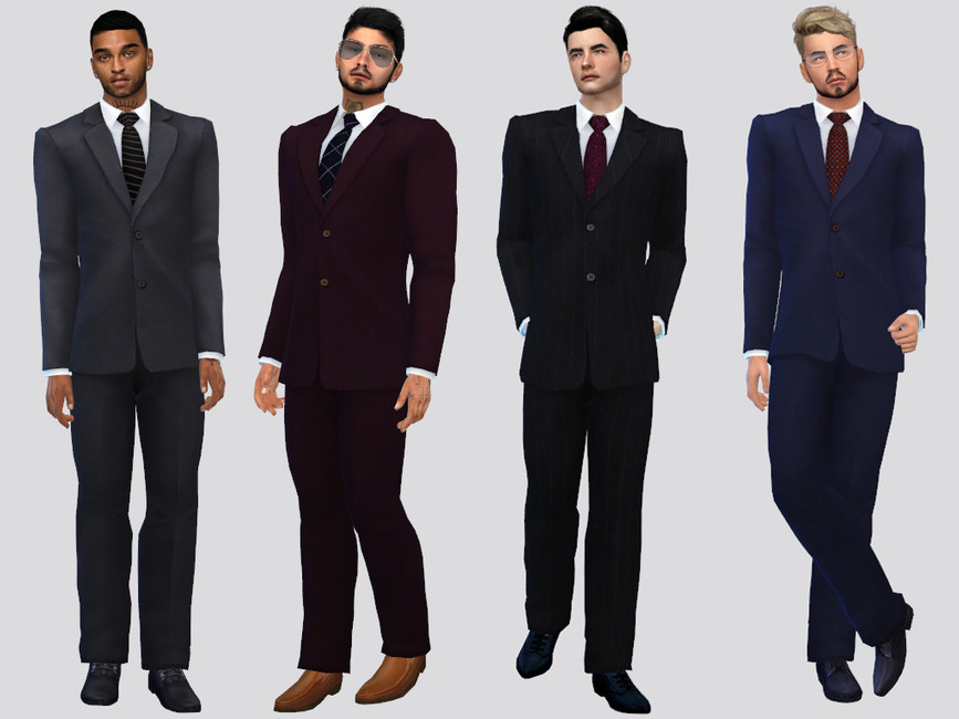 The Sims Resource - Felipe Formal Suit