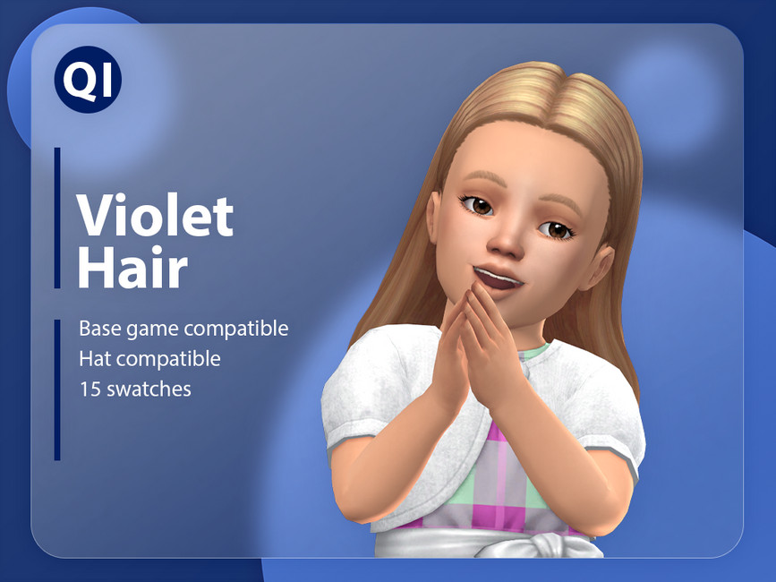 The Sims Resource - Violet Hair