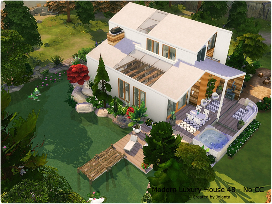 The Sims Resource - Modern Luxury House 48 - No CC