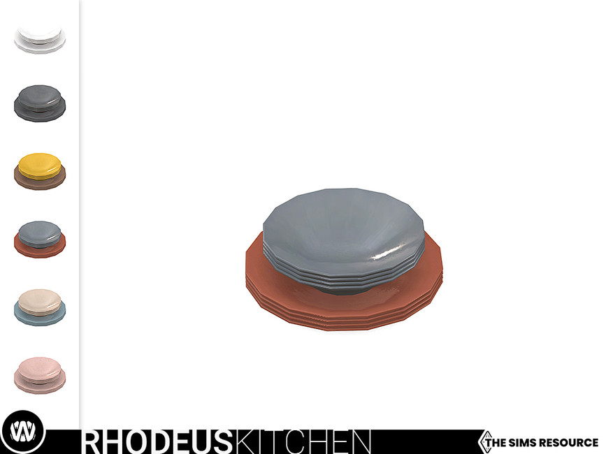 The Sims Resource - Rhodeus Plates