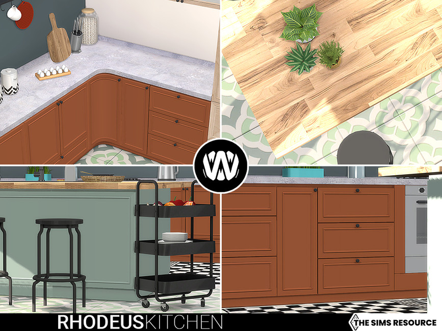 The Sims Resource - Rhodeus Kitchen - Part I