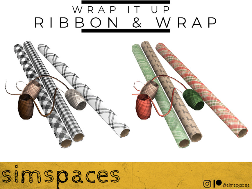The Sims Resource - TSR 2021 Christmas Collection - Wrap It Up - ribbon ...