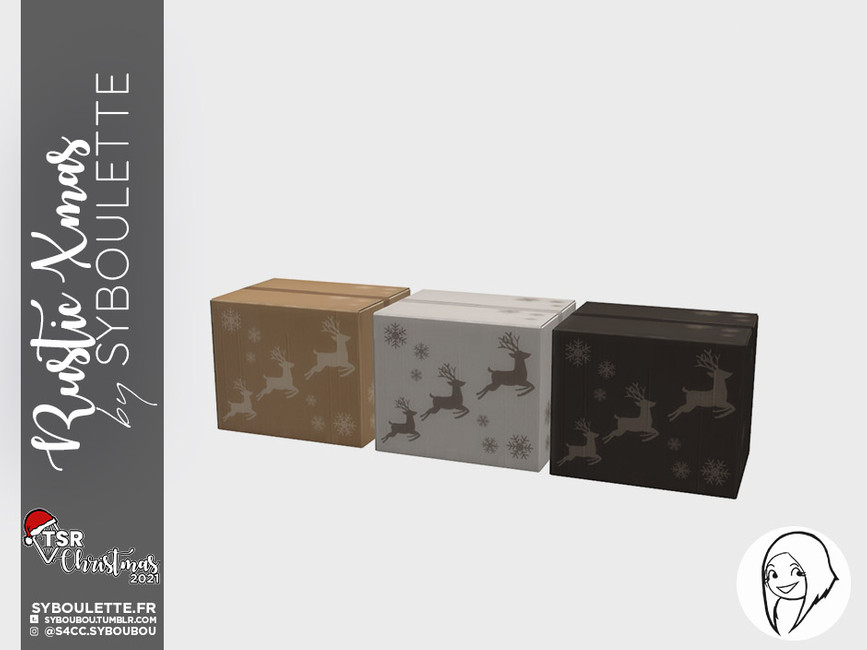 The Sims Resource - RusticXmas - Decoration Box (Seasons DLC REQUIRED)