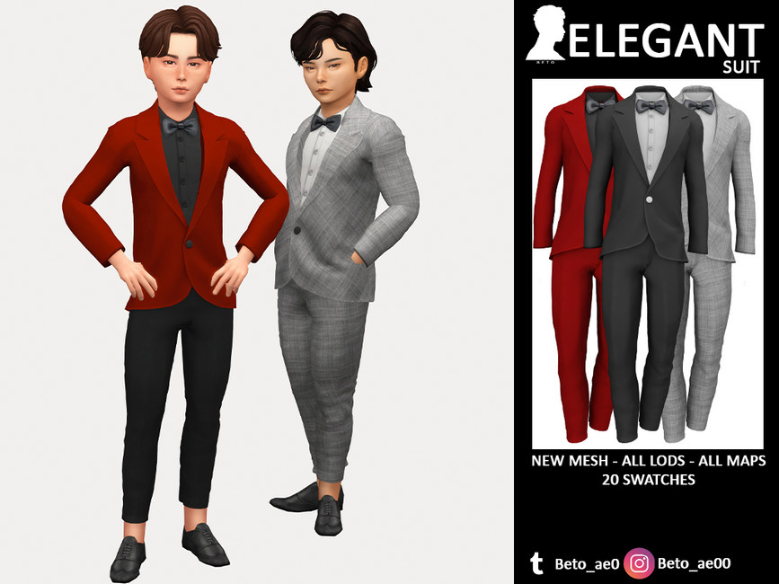 The Sims Resource - Elegant (Suit)