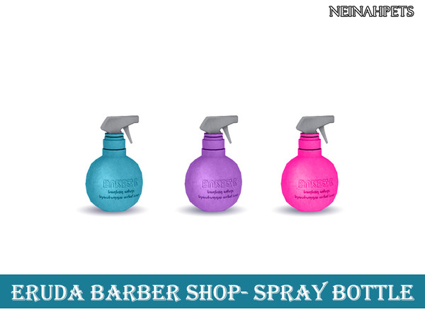 The Sims Resource | Eruda Barber Shop - Spray Bottle {Mesh Required}