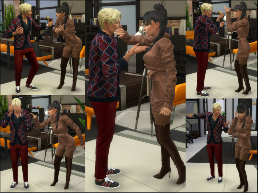 The Sims Resource - Arguing couple