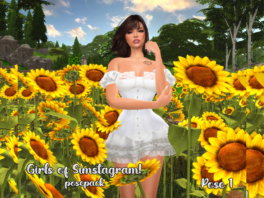 The Sims Resource - Girls of Simstagram (Pose pack)