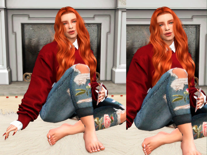 The Sims Resource - Sitting on The Floor Posepack