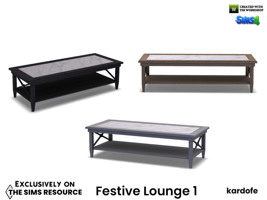 The Sims Resource - Festive Lounge_Coffee Table