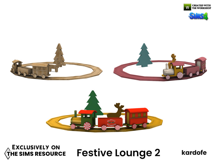 The Sims Resource - Festive Lounge_Train with tracks
