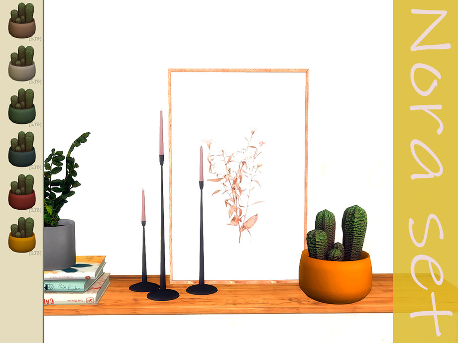 The Sims Resource | [SJB] Nora set cactus by Ylka