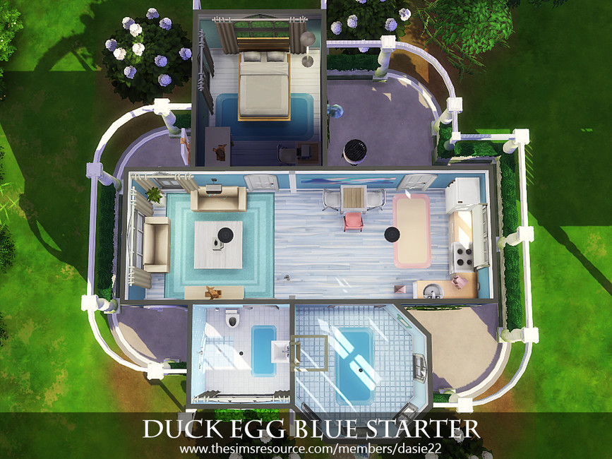 The Sims Resource - Duck Egg Blue Starter