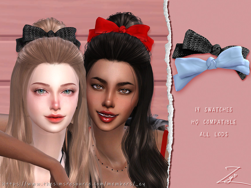 The Sims Resource - Head Bow