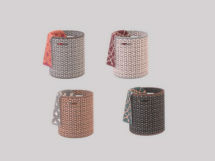 The Sims Resource - Bathroom Jaime Laundry Hamper