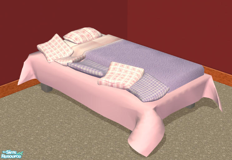 The Sims Resource | S2S Single Bed - #387761 Recolor