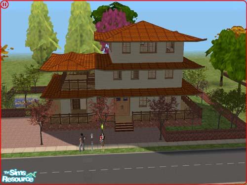 The Sims Resource | Japanese inspired family home