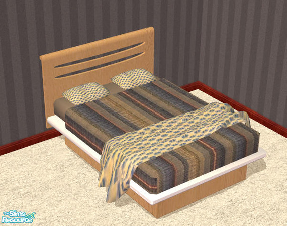 The Sims Resource - S2S DoubleBed - #387730 Recolor