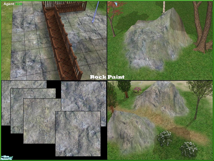 The Sims Resource - Rock Paint Ground Textures