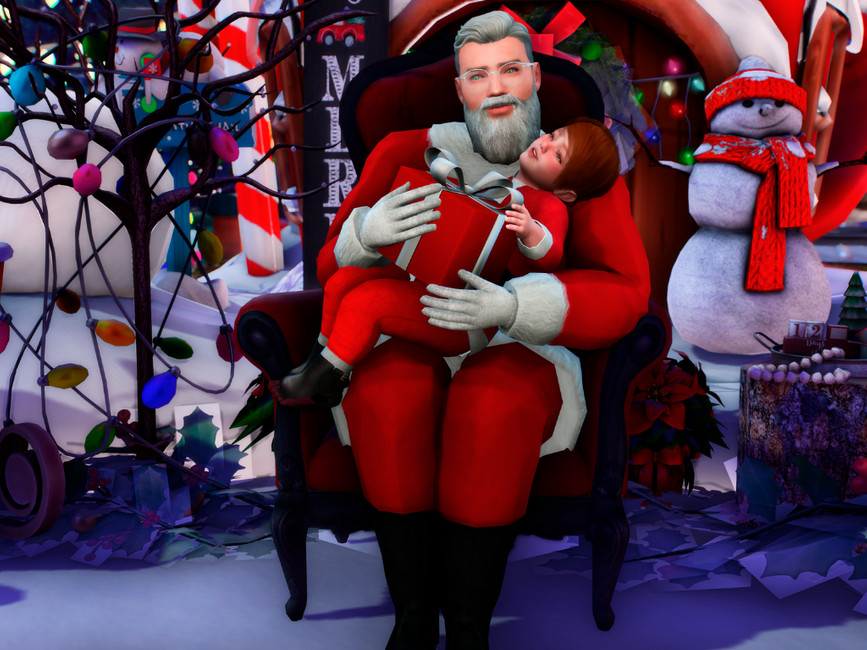 The Sims Resource - Santa Claus PosePack