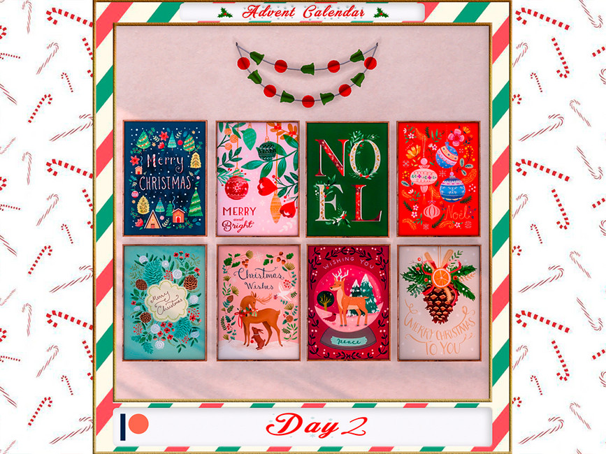 The Sims Resource - Advent Calendar 2021 Patreon - Part 1