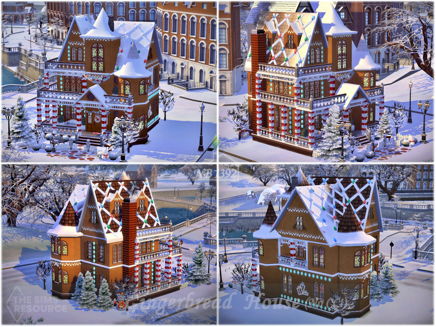 The Sims Resource - Gingerbread House (No CC!)