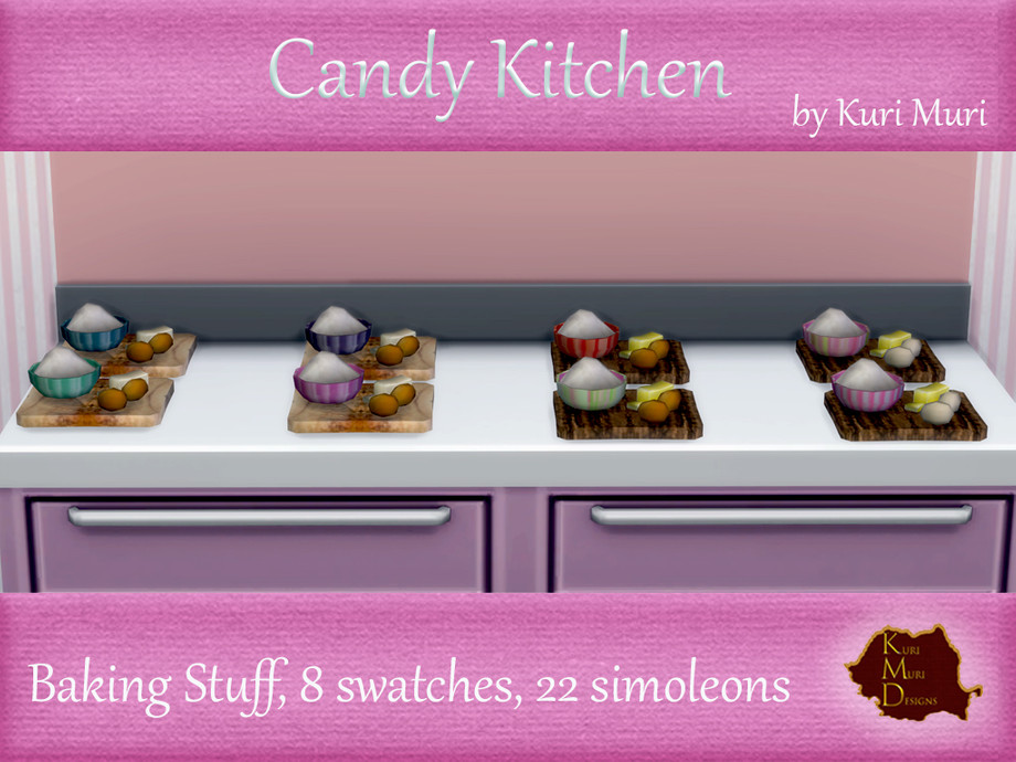 The Sims Resource | Candy Kitchen Baking Stuff