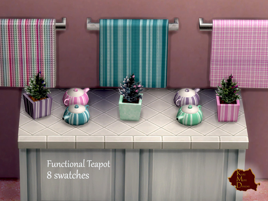 The Sims Resource | Candy Kitchen Functional Teapot