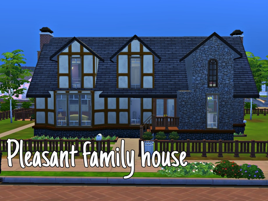 The Sims Resource | Pleasant family house