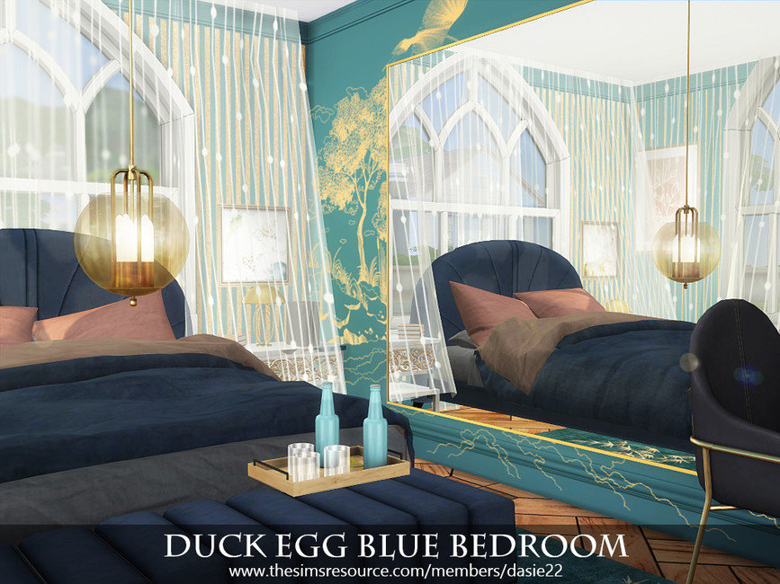 The Sims Resource - Duck Egg Blue Bedroom