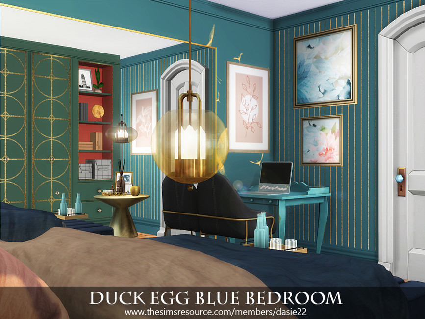 The Sims Resource - Duck Egg Blue Bedroom